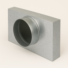 Return Air Box 600 x 400, 1 x 16" (400mm) Spigot